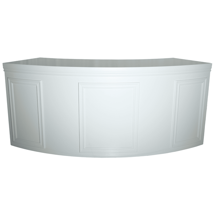 Serpentine White Bar Rental | Elegant Event Bars