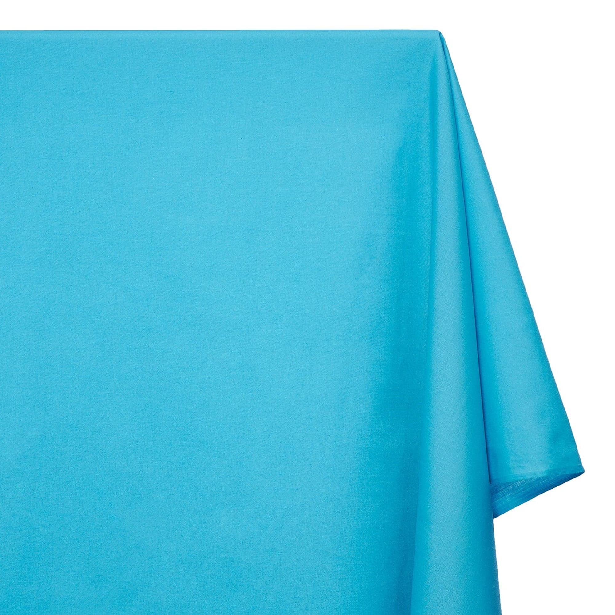 Teal Blue Polyester Fabric