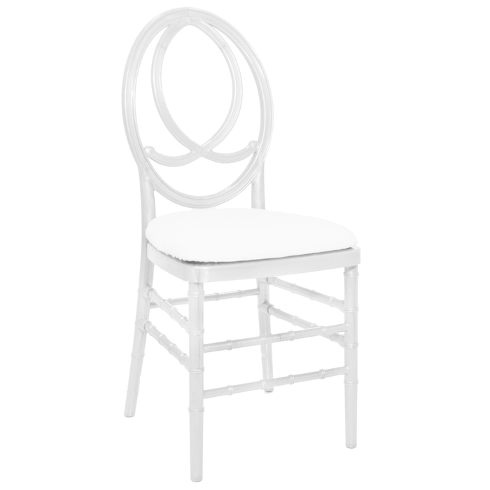 White Channel Chair