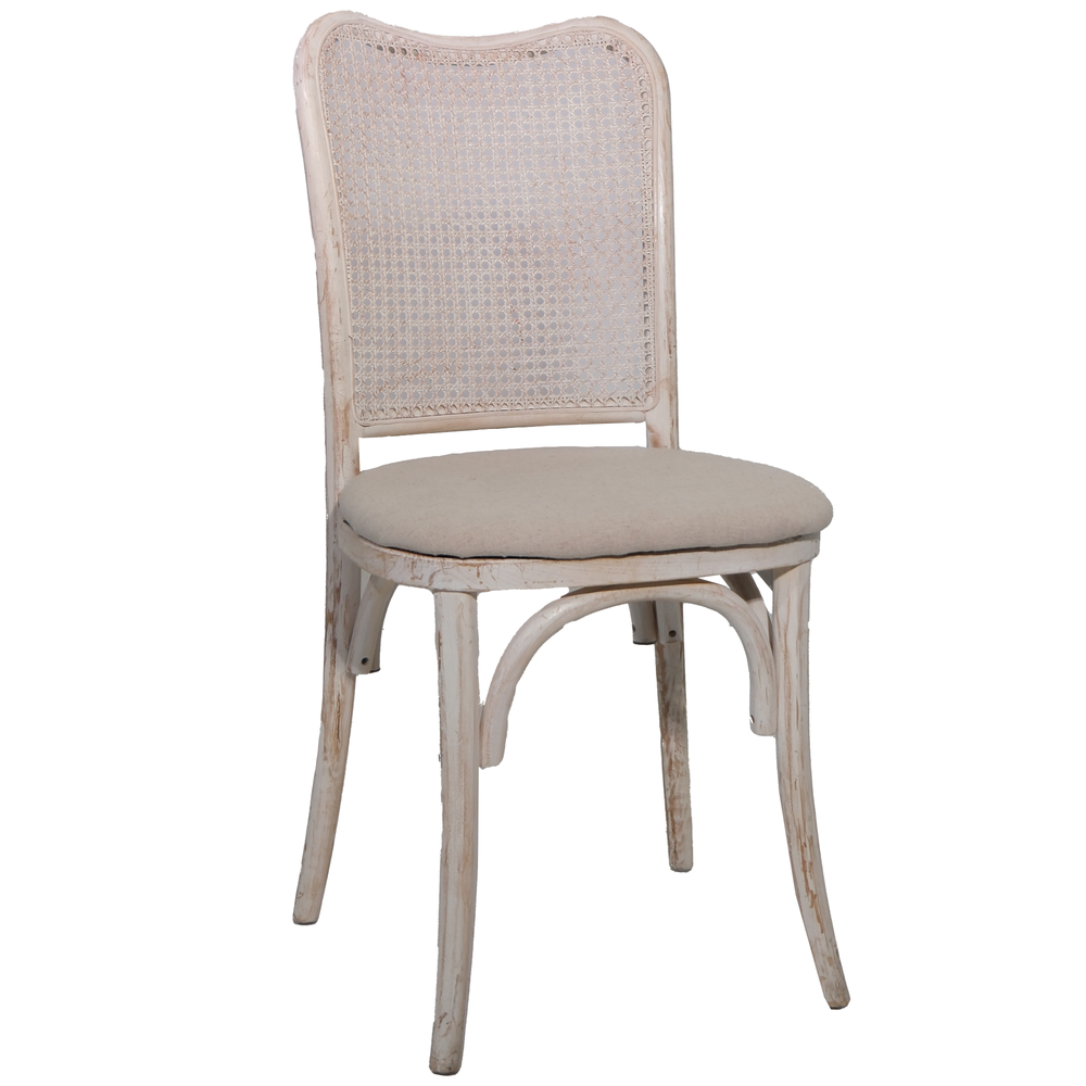 White Washed Emma Chair