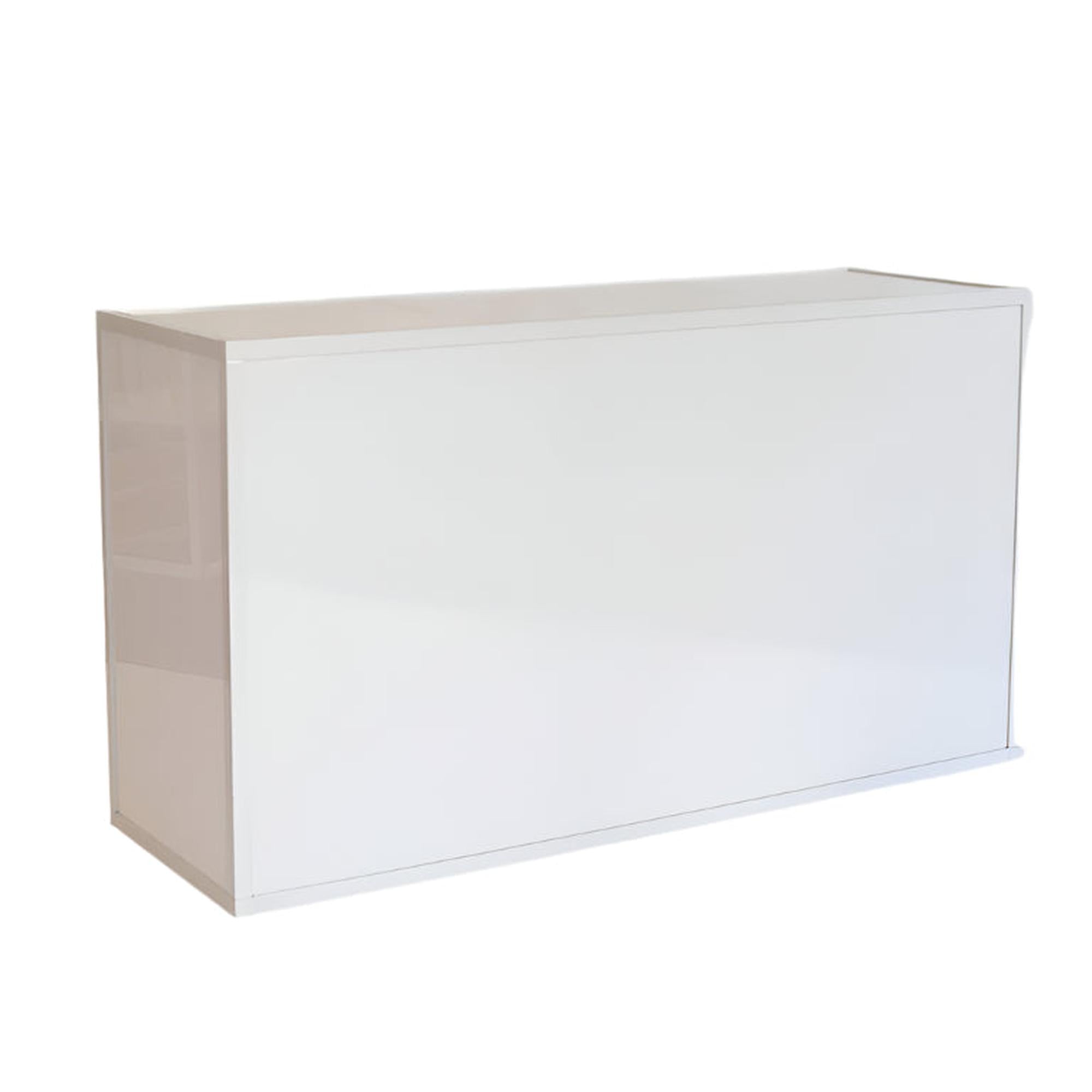 8′ White Plexiglass Bar w/ LED Light